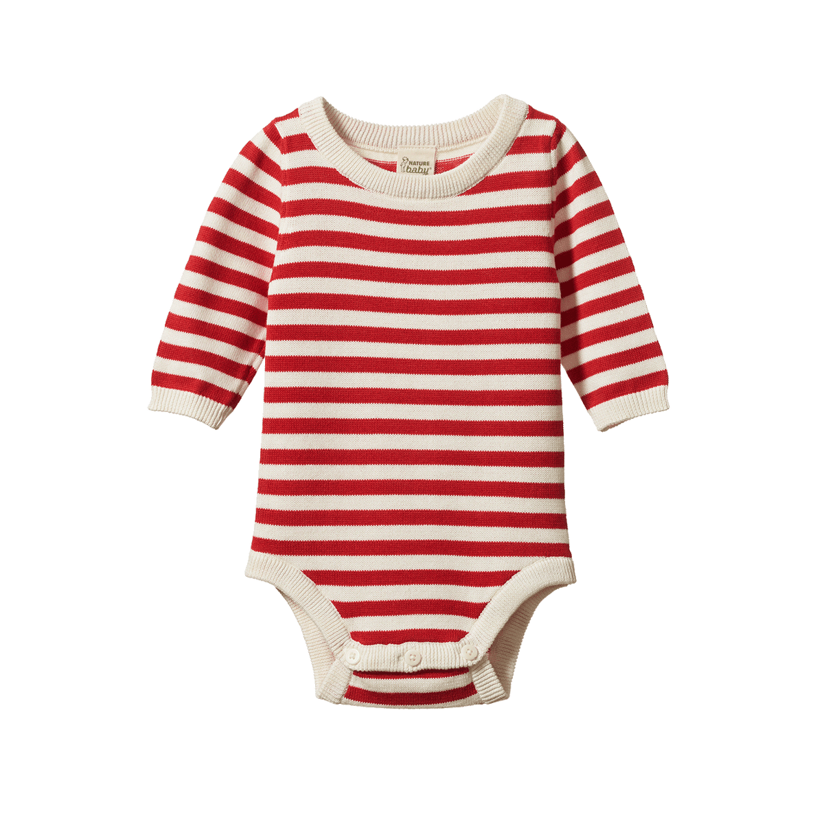 Sawyer Long Sleeve Bodysuit | Red Sea Stripe – Mom Store
