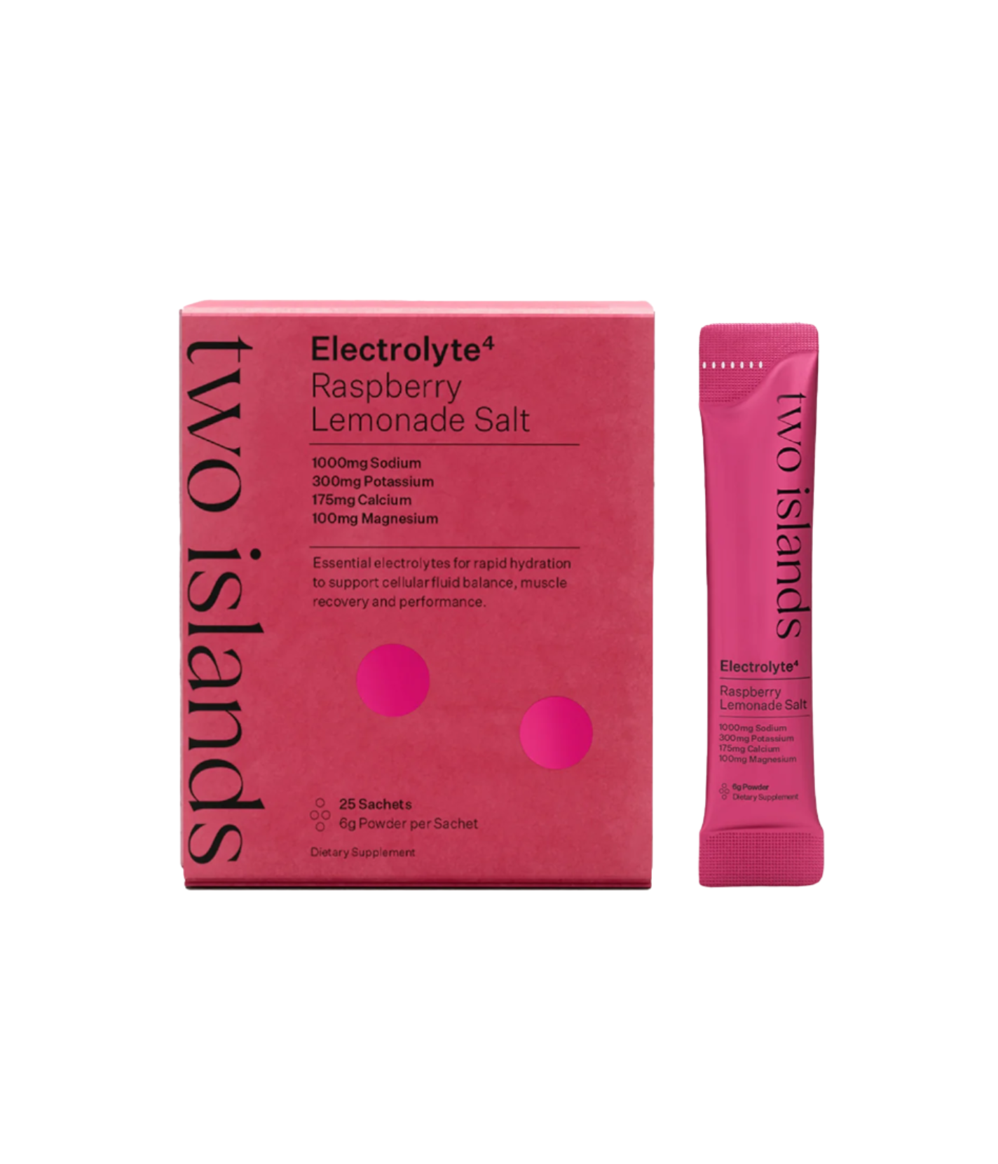 Hydrate⁴ Raspberry Lemonade Salt Electrolyte Sachets