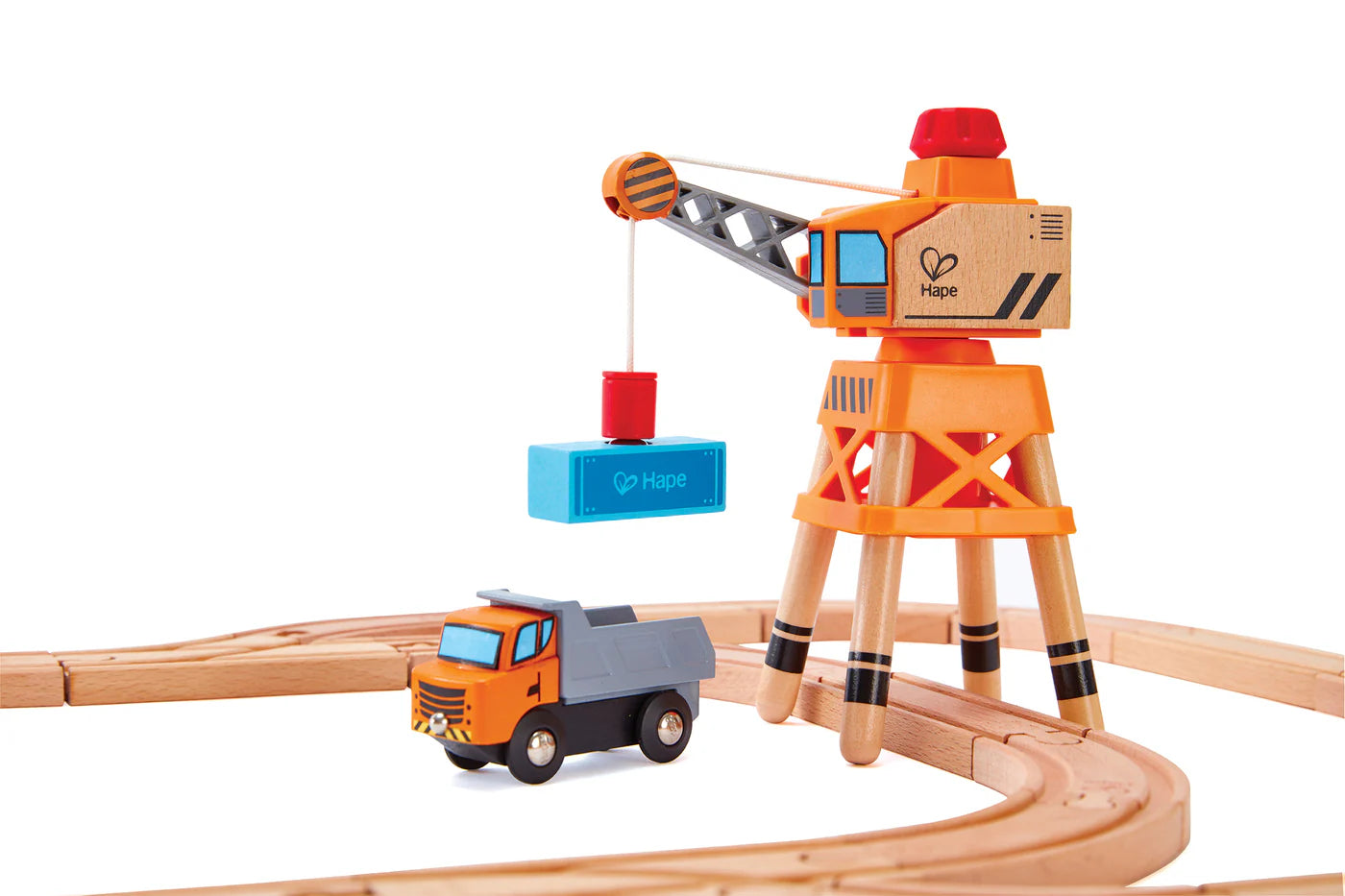 Hape Railway Large Boom Crane