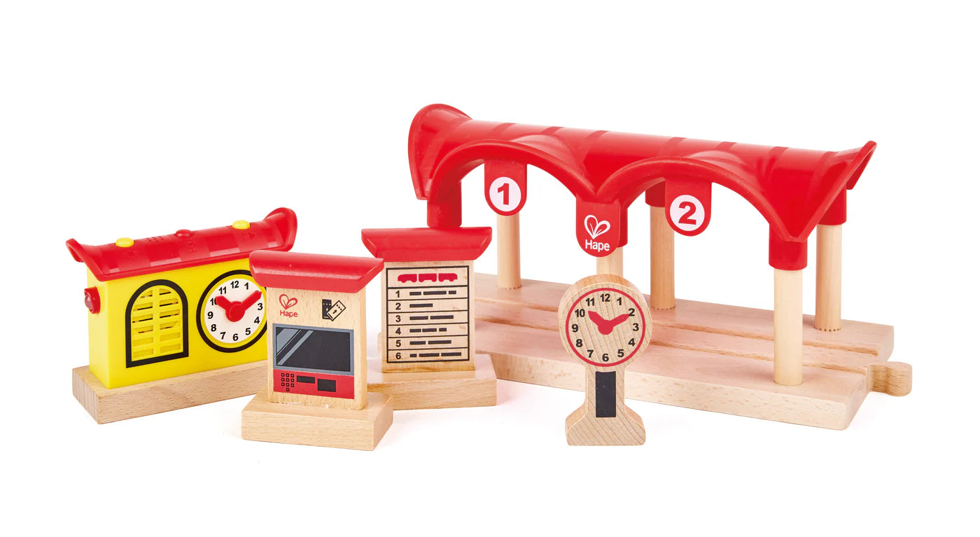 Hape Railway Record Listen & Light Railway Station